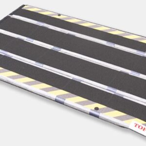 RUBBER RAMPS STANDARD DOOR WIDTH 900MM BLACK - Medimart