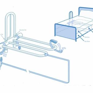 Icare Full Length Fold-Down Bed Rails - Medimart