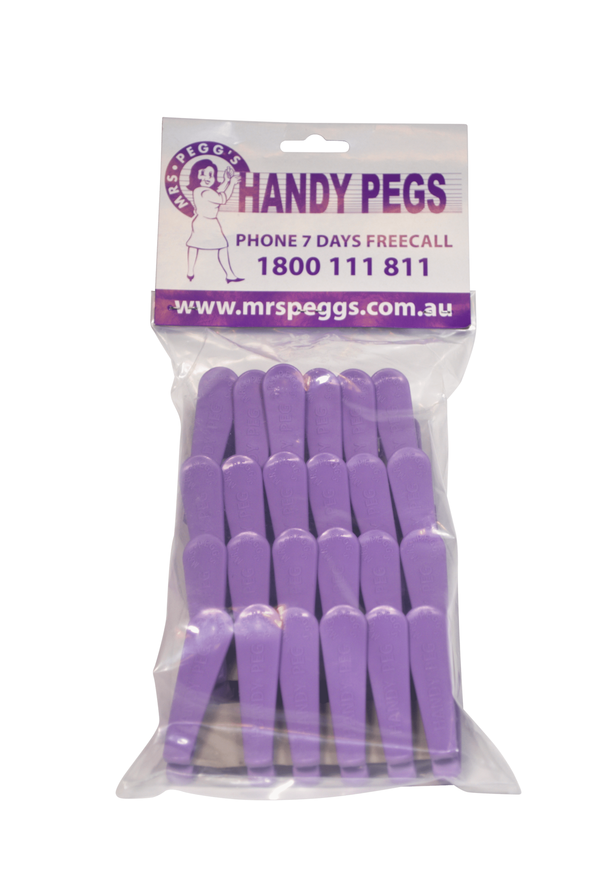 Peggs Arthritic Clothes Pegs - 24 Pack - Medimart Online Store