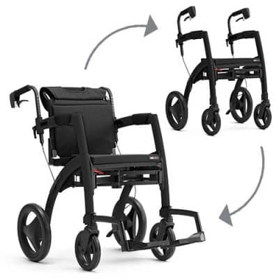 Rollz Motion Walker/Wheelchair - 2 In 1 - Medimart
