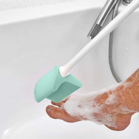 Comfi Grip Long Handled Toe Washer And Foot Brush - Medimart