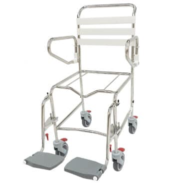KCare Transit Mobile Shower Commode - Height Adjustable - Medimart